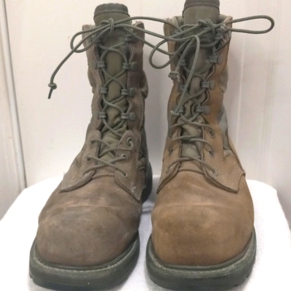 Vibram | Shoes | Last Chance Vibram Work Steel Toe Military Leather ...